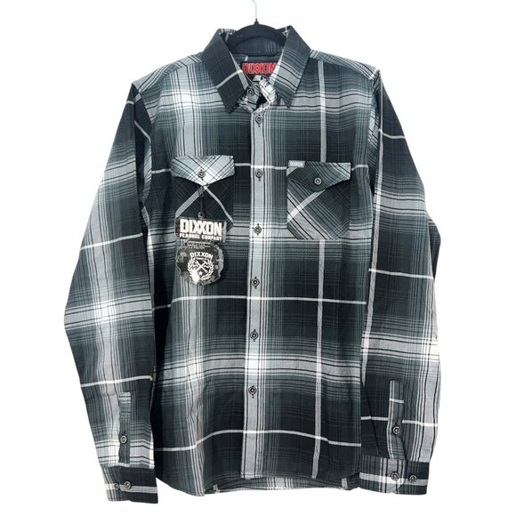 DIXXON | Shirts | Dixxon Flannel Co The Vito Button Front Shirt Black ...